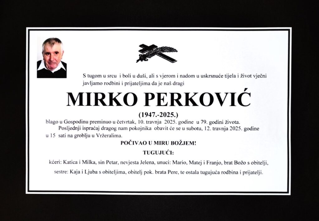 Osmrtnice Livno